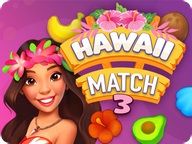 Hawaii Match 3 Play free online puzzle agame